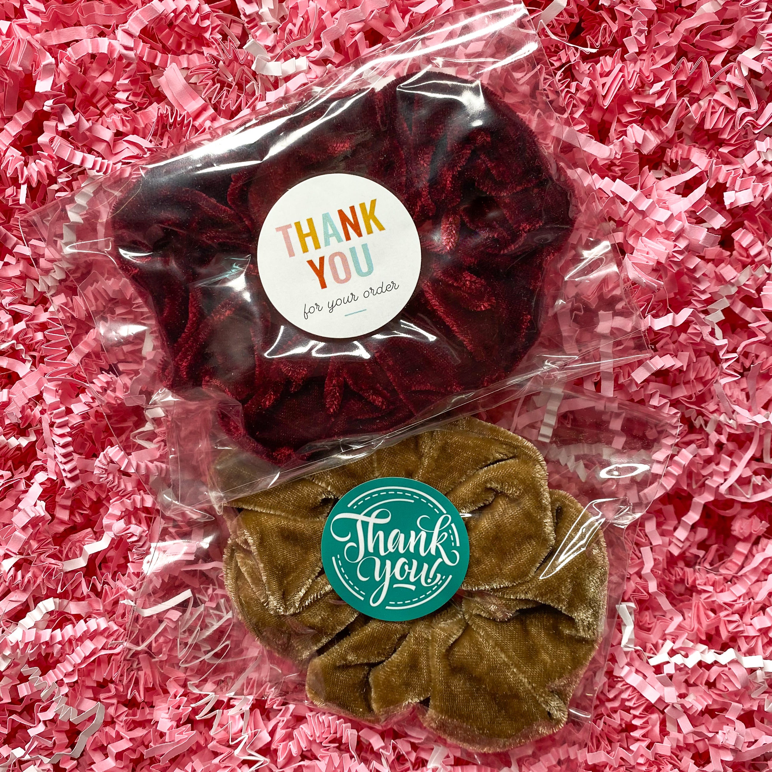 Thank You Velvet Scrunchies – Hotline Wholesale